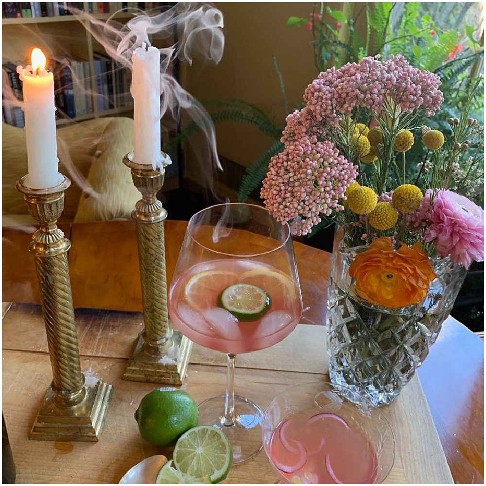 Sweet and Springy Pantone Living Coral Cocktails - Entertaining Company